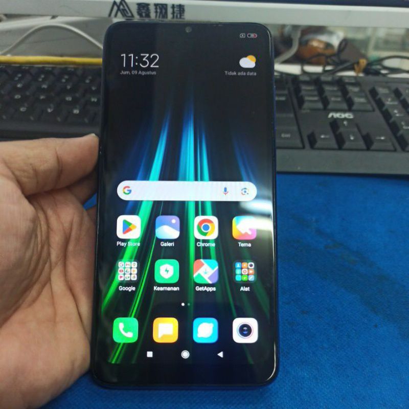 Jual HANDPHONE BEKAS SECOND XIAOMI REDMI NOTE 8 PRO BLUE 6/128 UNIT ...