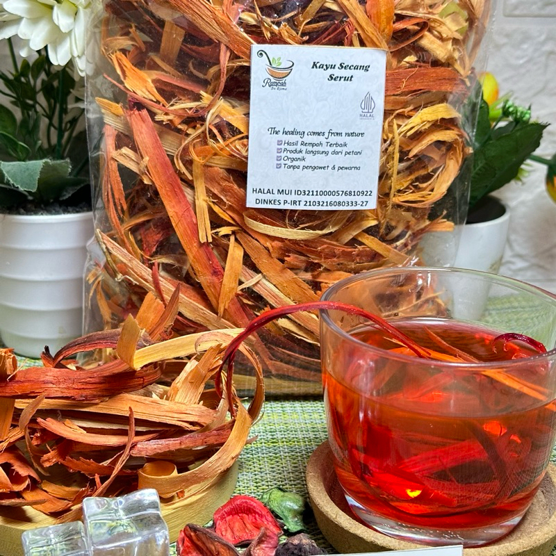Jual Kayu Secang Serut 250 Gram Serut Halus Premium Rempah Bu Risma ...