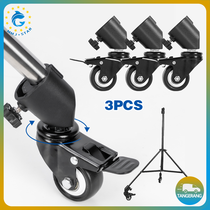 Jual Wheel Untuk Light Stand Tripod/Roda For Light Stand/Roda Stand ...