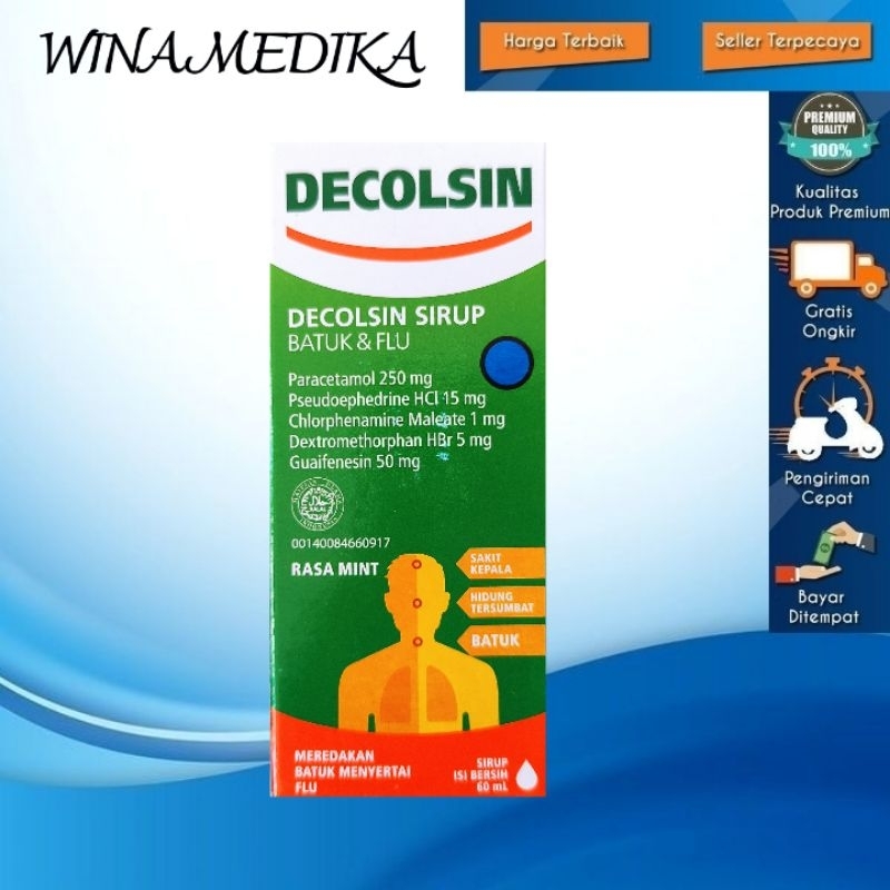 Jual DECOLSIN SIRUP 60 ML | Shopee Indonesia