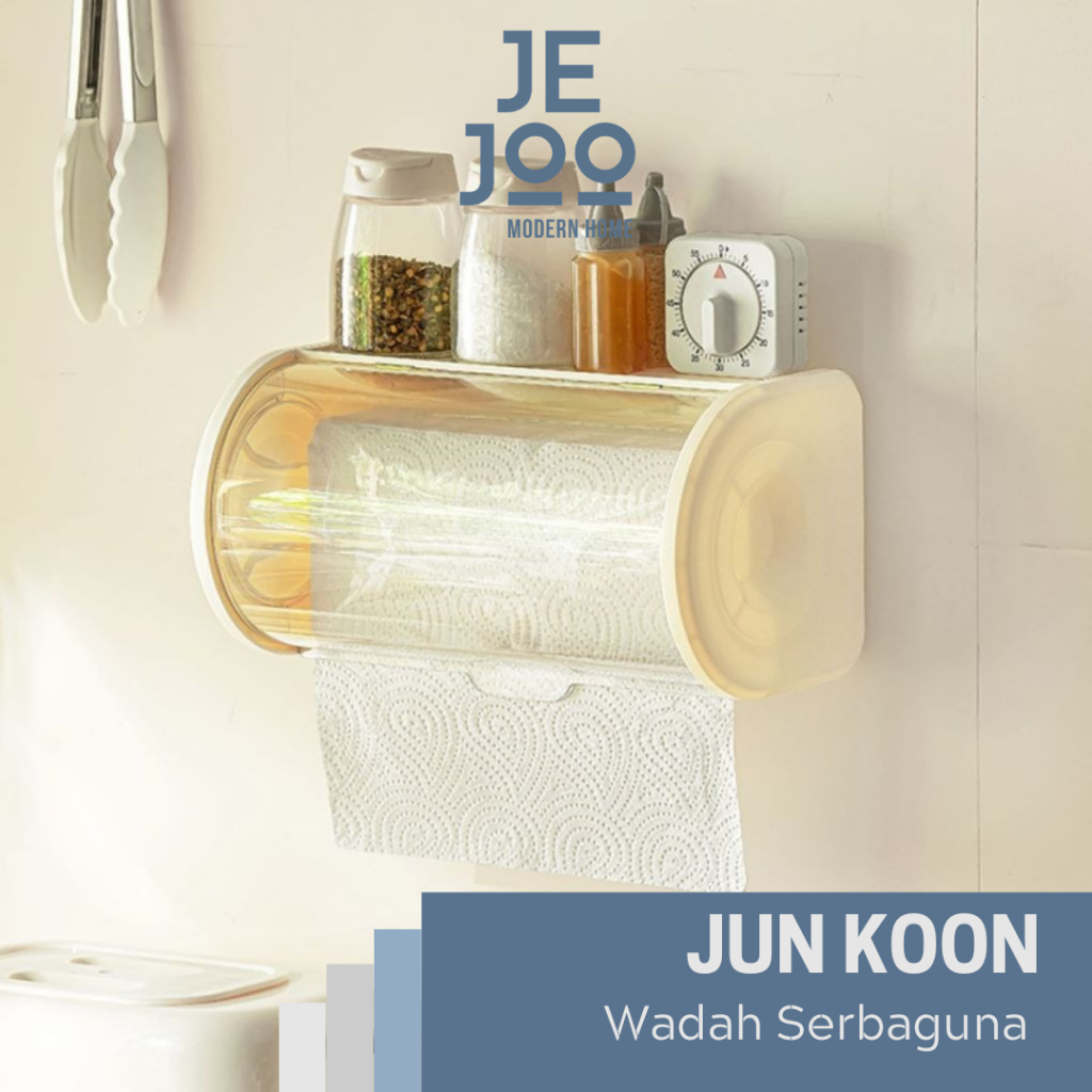 Jual JEJOO - JUN KOON Kotak Tisu WC Aesthetic Wadah Dapur Rak Tempel ...
