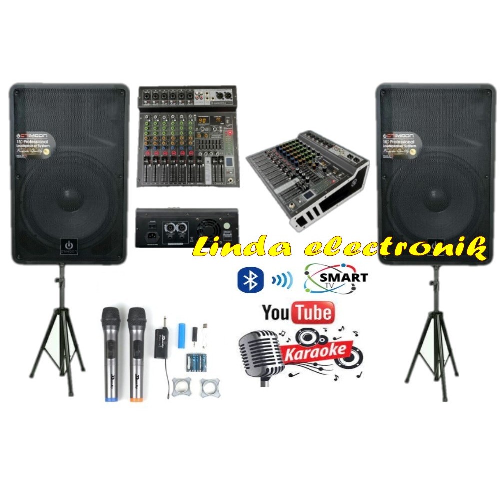 Jual PAKET SOUND SYSTEM CRIMSON SPARTA PASIF 15 INCH POWER MIXER PXR 6 ...