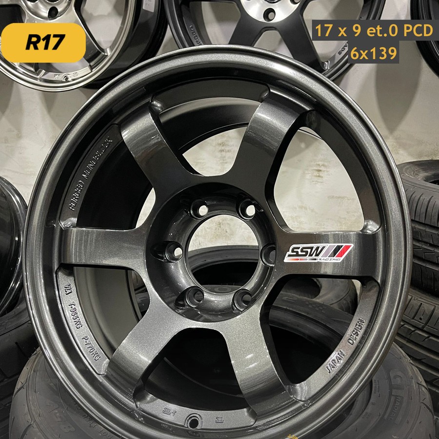 Jual velg racing R17 SSW THAILAND velg ring 17 lebar 9 ET 0 Pajero fortuner triton hilux ...