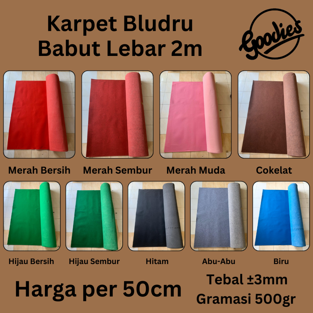 Jual Karpet Bludru Meteran untuk Babut Karpet Masjid Mushola Panggung ...