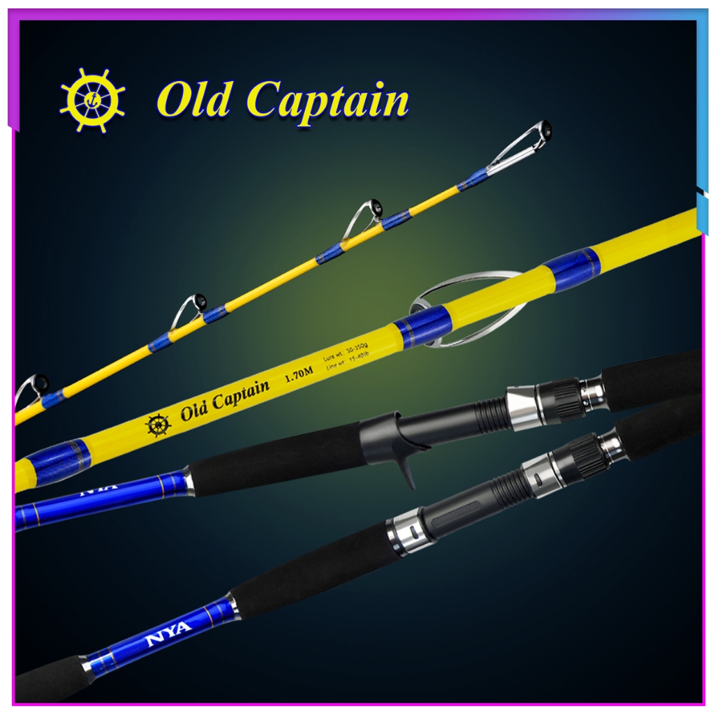 Jual 【NYA】Old Captain 1.6M/1.7M 【15-40lb】tip padat Berat Profesi ...