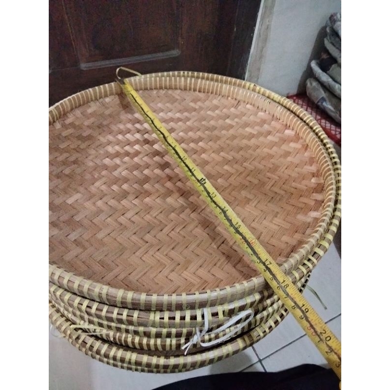 Jual Tambir 45 cm tampah anyaman bambu ukuran besar | Shopee Indonesia