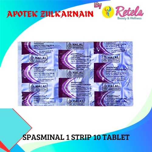 Jual Spasminal 1 Strip 10 Tablet | Shopee Indonesia