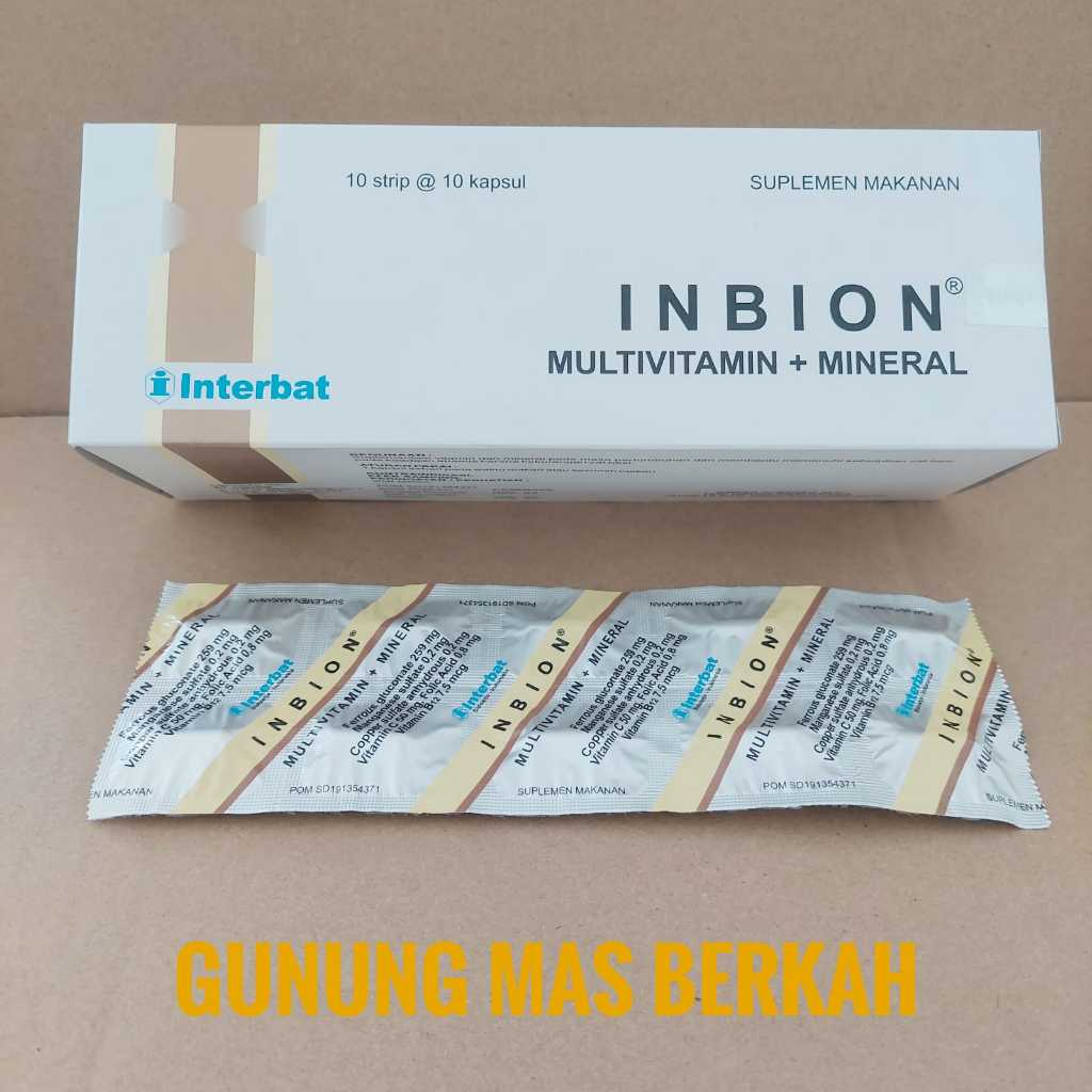 Jual Inbion isi 100 Kapsul - mengatasi anemia ibu hamil dan menyusui ...