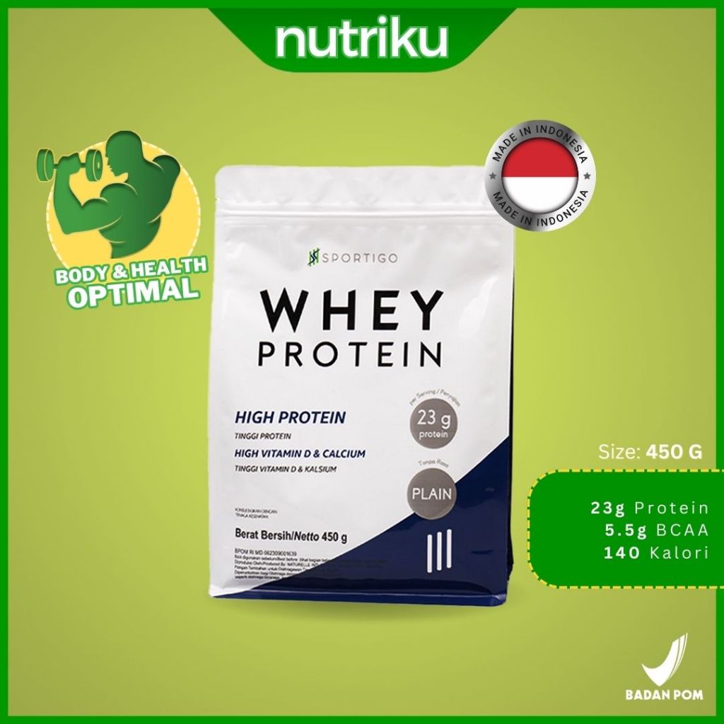 Jual SPORTIGO Susu Whey Protein Isolate Concentrate Pure | Shopee Indonesia