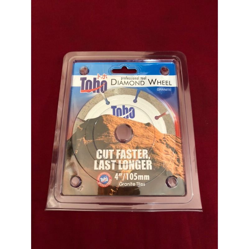 Jual DIAMOND WHEEL DRY TOHO 4" MATA POTONG GRANITE KERAMIK 4" TOHO ...