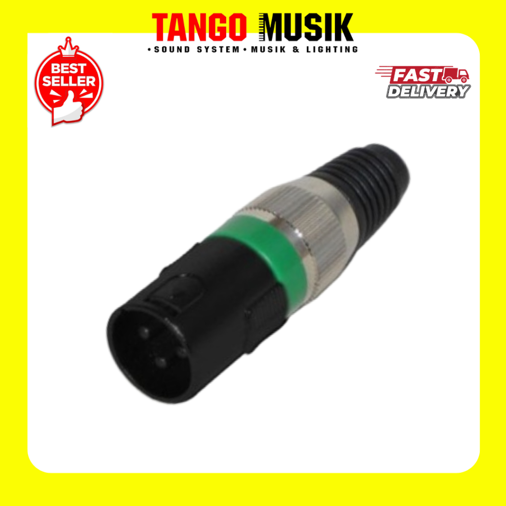 Jual JACK CANON JANTAN WARNA HGD 520 B XLR MALE ORIGINAL RANDOM WARNA ...
