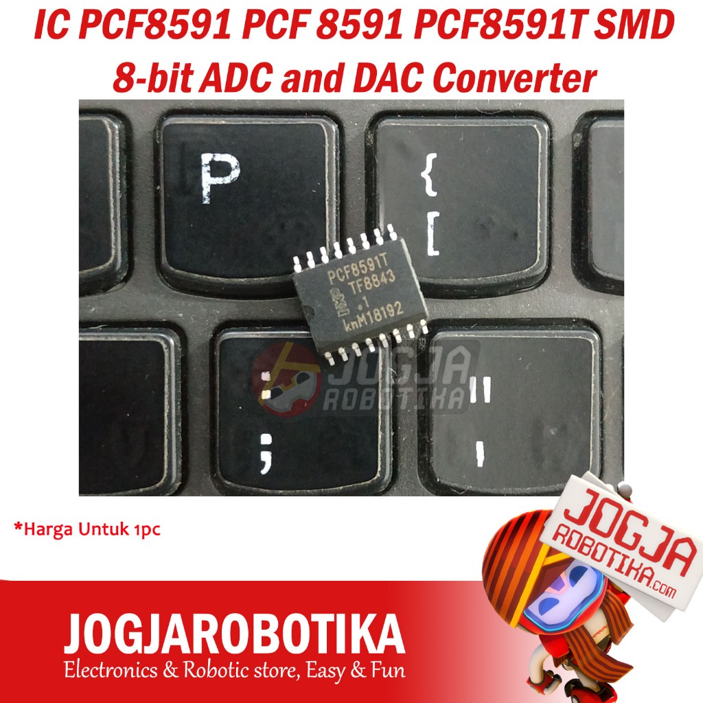 Jual IC PCF8591 PCF 8591 PCF8591T SMD 8-bit ADC and DAC Converter | Shopee Indonesia