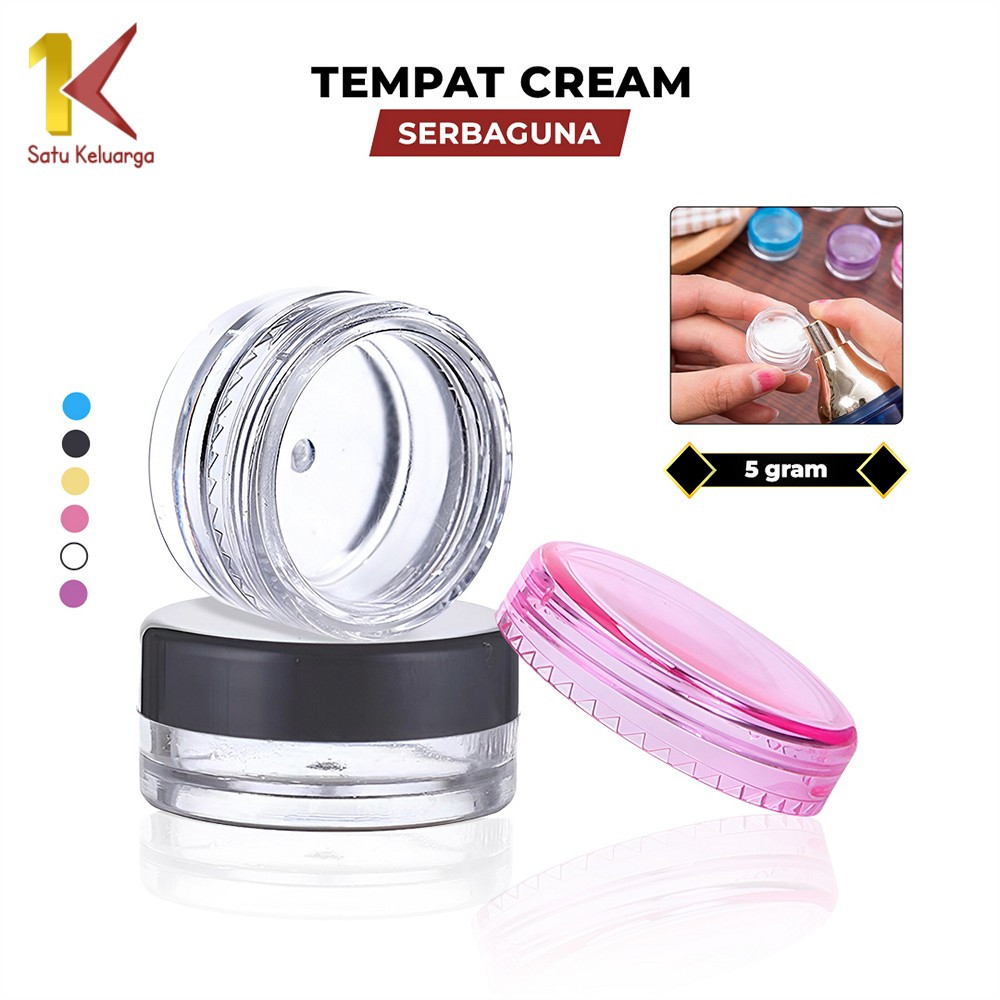 Jual Satu Keluarga Tempat Cream Mini 5gr K178 Wadah Tempat Kosmetik Pot ...