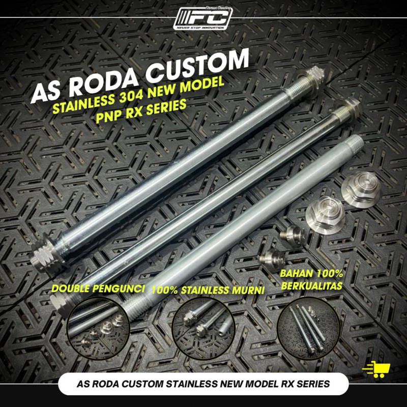 Jual As Roda Custom Stainless New Model RX King RX Series | Shopee ...