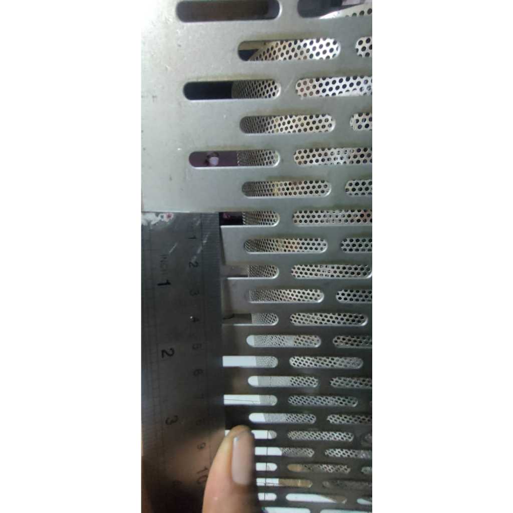 Jual 120x65 Cm Ram grill / Plat besi Lubang motif Kapsul 5x30 mm dan ...