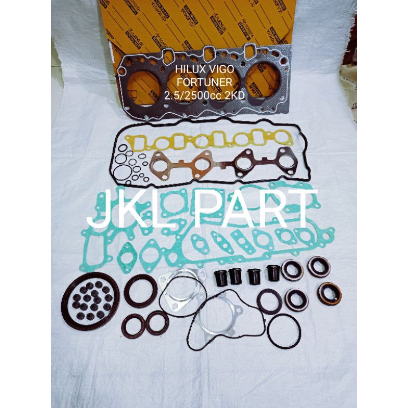 Jual Packing Paking Set Gasket Engine Full Set Innova Diesel Hilux Vigo Fortuner 2.5 2500cc 2KD ...