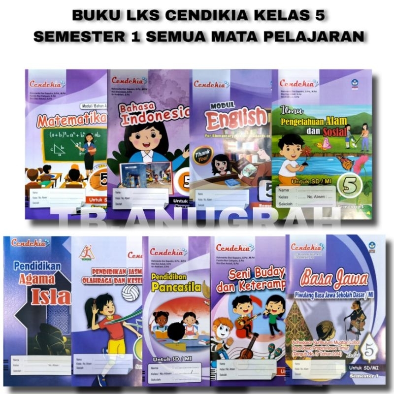 Jual BUKU LKS CENDEKIA KELAS 5 SEMESTER 1 PENERBIT PUSTAKA CENDEKIA | Shopee Indonesia