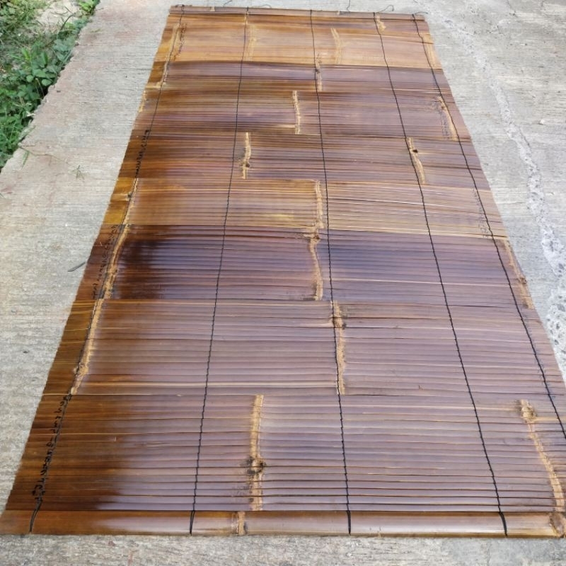 Jual Tirai bambu hitam L1x2m /L1x2,5m/1x1,5m/80x200 vernis plitur ...
