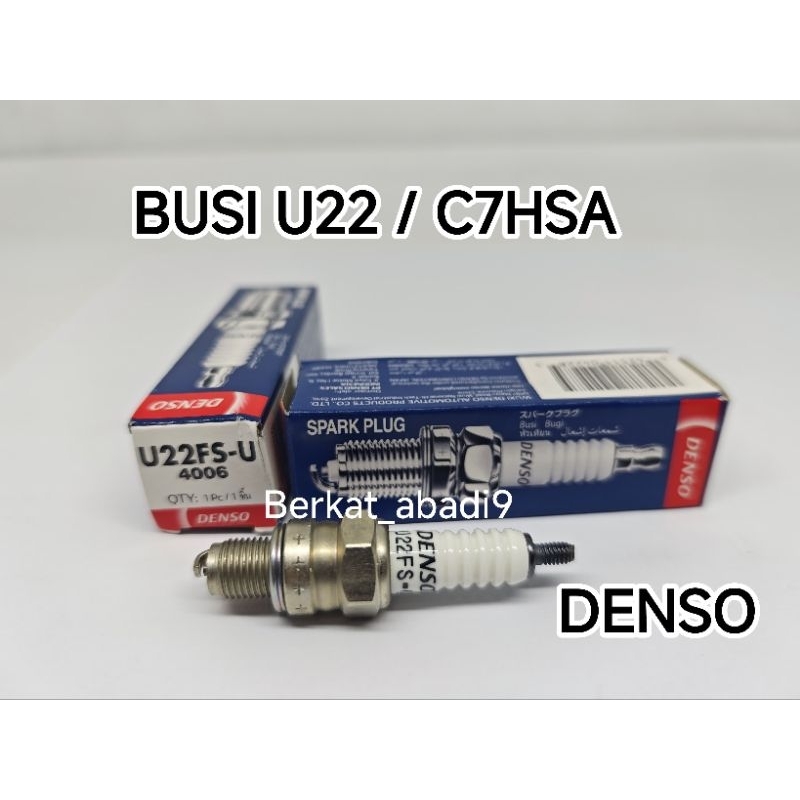 Jual Busi U22 / C7HSA ASLI DENSO supra / grand / vega / jupiter z ...