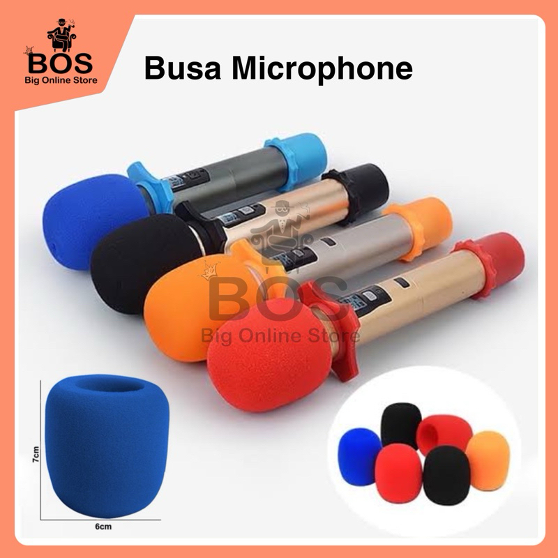 Jual BOS - Busa Microphone / Busa Kepala MIC Mikrofon / Sarung Kepala ...