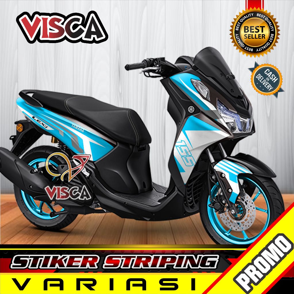 Jual TERBARU Stiker Striping Yamaha Lexi 155 Variasi SIMPLE | Shopee ...
