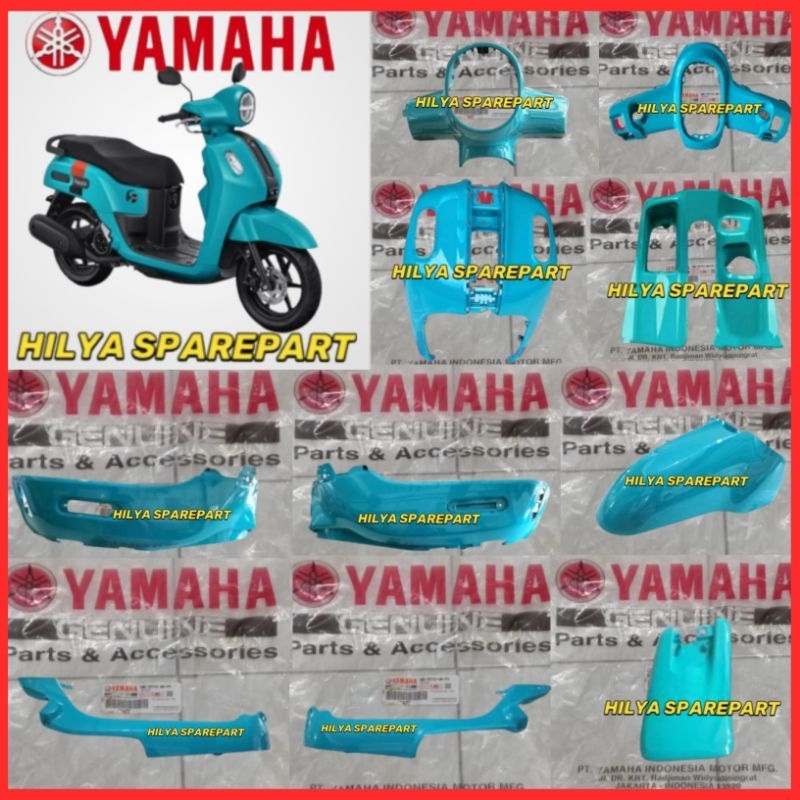 Jual COVER SIDE, BODY HALUS YAMAHA FAZZIO 125 HIJAU TOSCA ORIGINAL ...