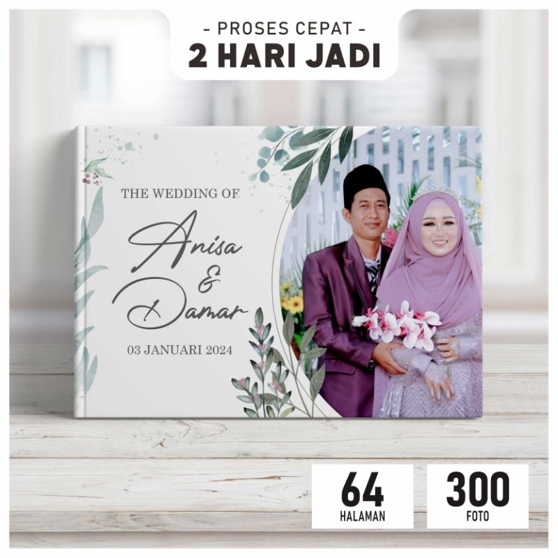 Jual ( 2 HARI JADI ) Photobook Wedding / Album Foto Hardcover ...