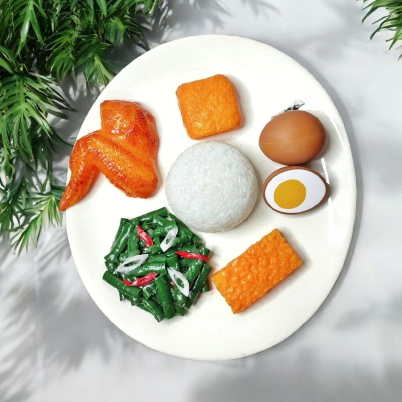 Jual Replika makanan Jajanan awet Paket lengkap empat sehat lima ...