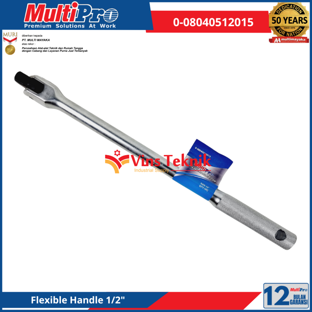 Jual Multipro Kunci Sok Kunci Socket Rachet Flexible Handle 1/2 x 15 ...