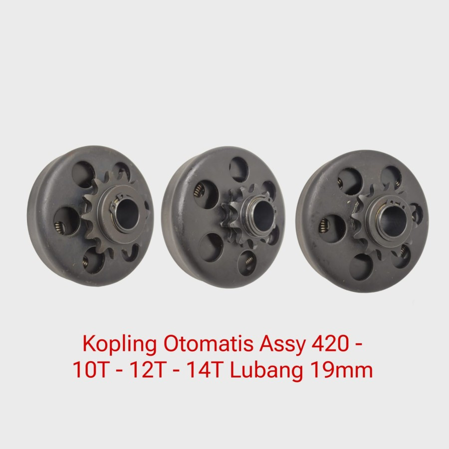 Jual Kopling Otomatis Assy 420 - 10T - 12T - 14T Lobang 19mm Gokart - Robin - Honda GX 160 ...