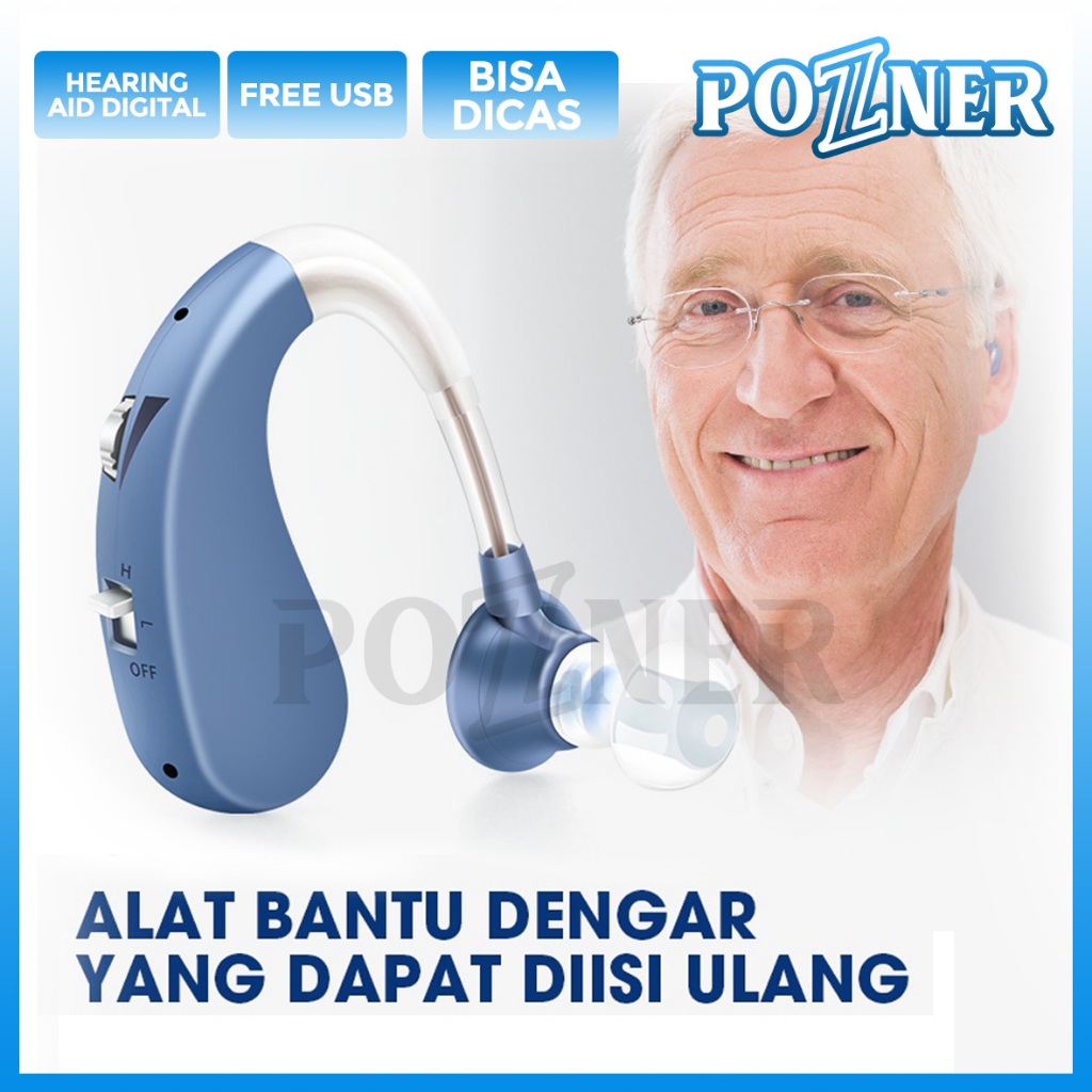 Jual Alat Bantu Dengar asli rechargeable digital alat pendengaran telinga orang tua original ...