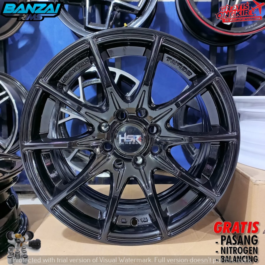 Jual Velg Mobil Racing Ring 15 Lebar 7 Cocok Untuk Brio Jazz Yaris Vios Avanza Xenia dll Hsr TX ...