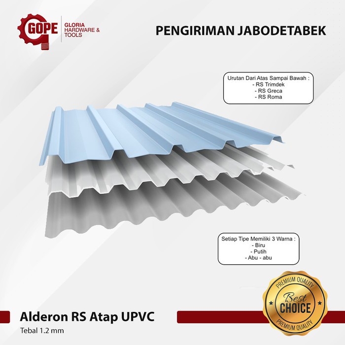 Jual Alderon RS Single Wall Corrugated 1 Lapis Roma Greca Trimdeck ...