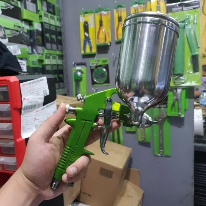 Jual tabung spraygun 400 ml untuk spraygun r2 k3 f75 f100 | Shopee Indonesia