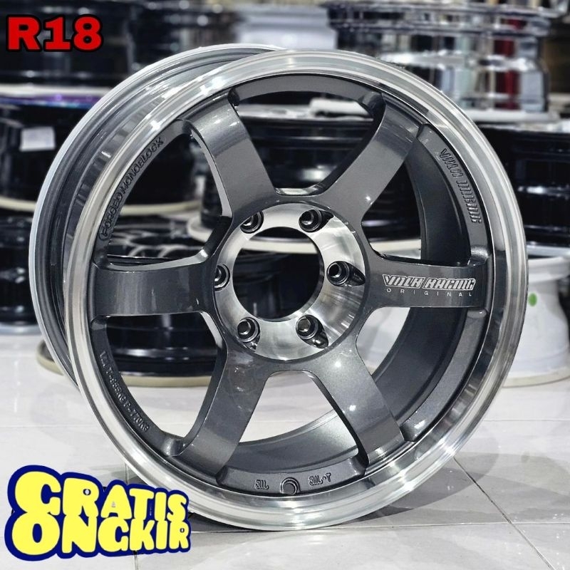 Jual velg racing mobil 18 TE37 PROGRESIVE FLOW FORMING velg racing mobil r18 velg racing Pajero ...