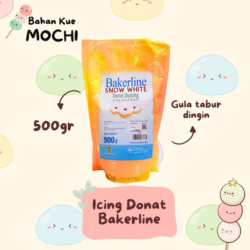 Jual Bakerline Dusting Donat 500gr / Icing Donat Bakerline 500gr ...