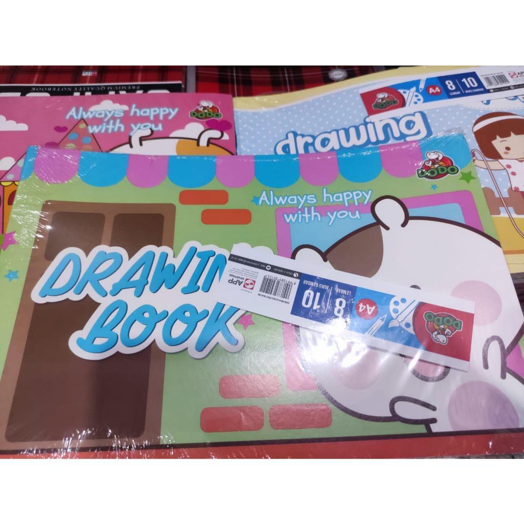Jual Buku Gambar / Drawing Book DoDo A4 10 Buku Isi 8 Lembar (1Pack ...