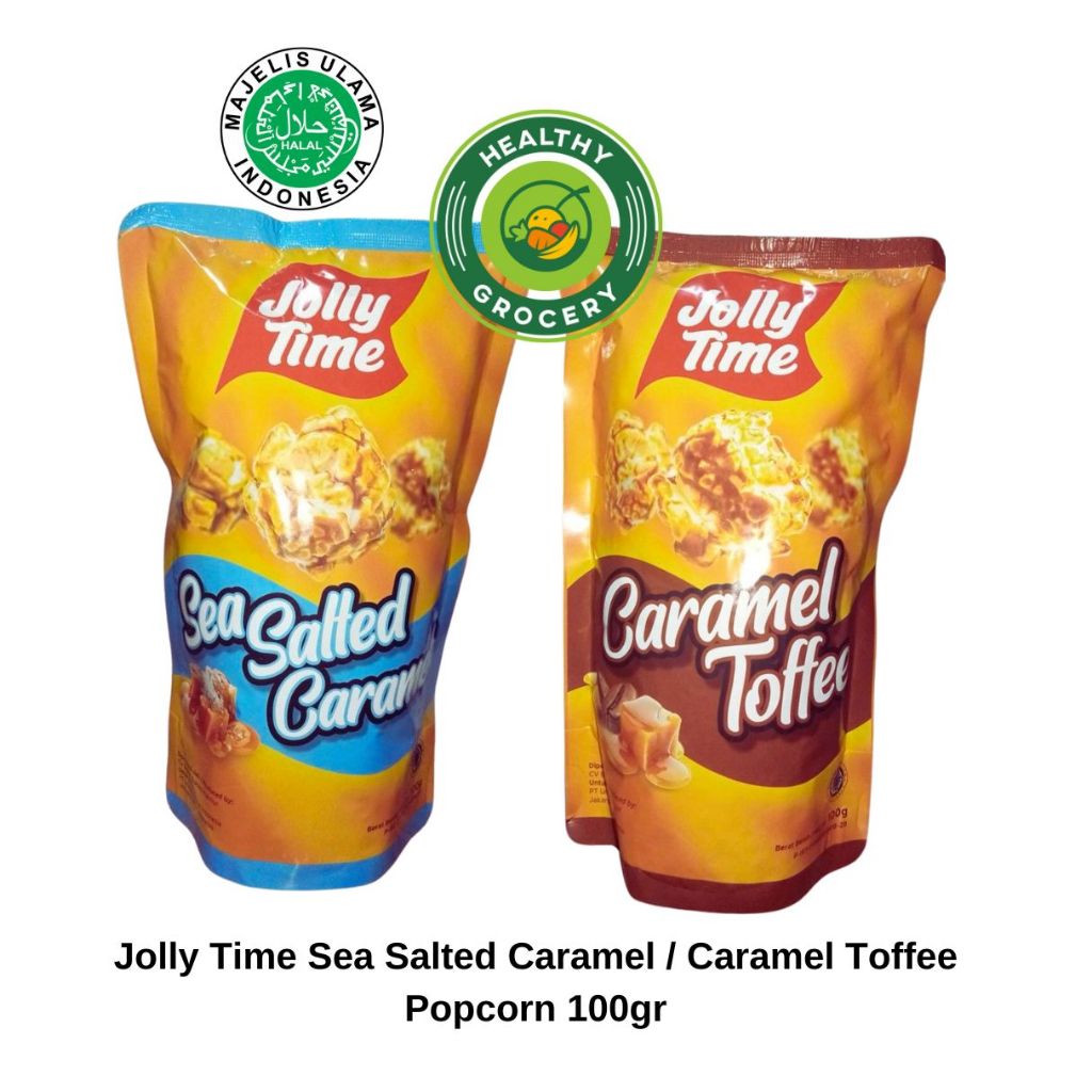 Jual Jolly Time Sea Salted Caramel PopCorn / Caramel Toffee PopCorn ...