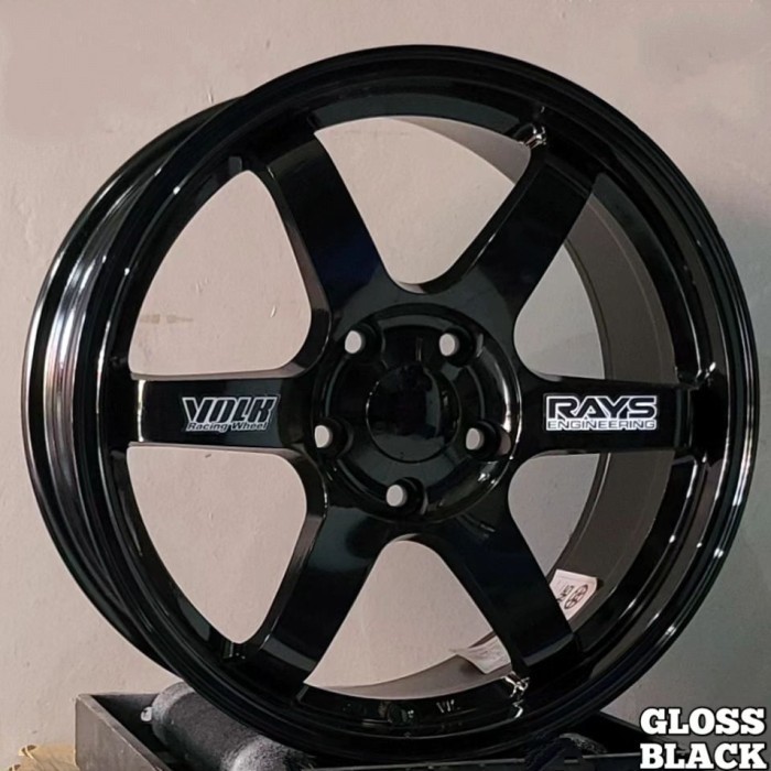 Jual velg mobil ring 17 VOLKRAYS TE37 lebar 8 ET 38 velg r17 civic hrv innova rush terios ...