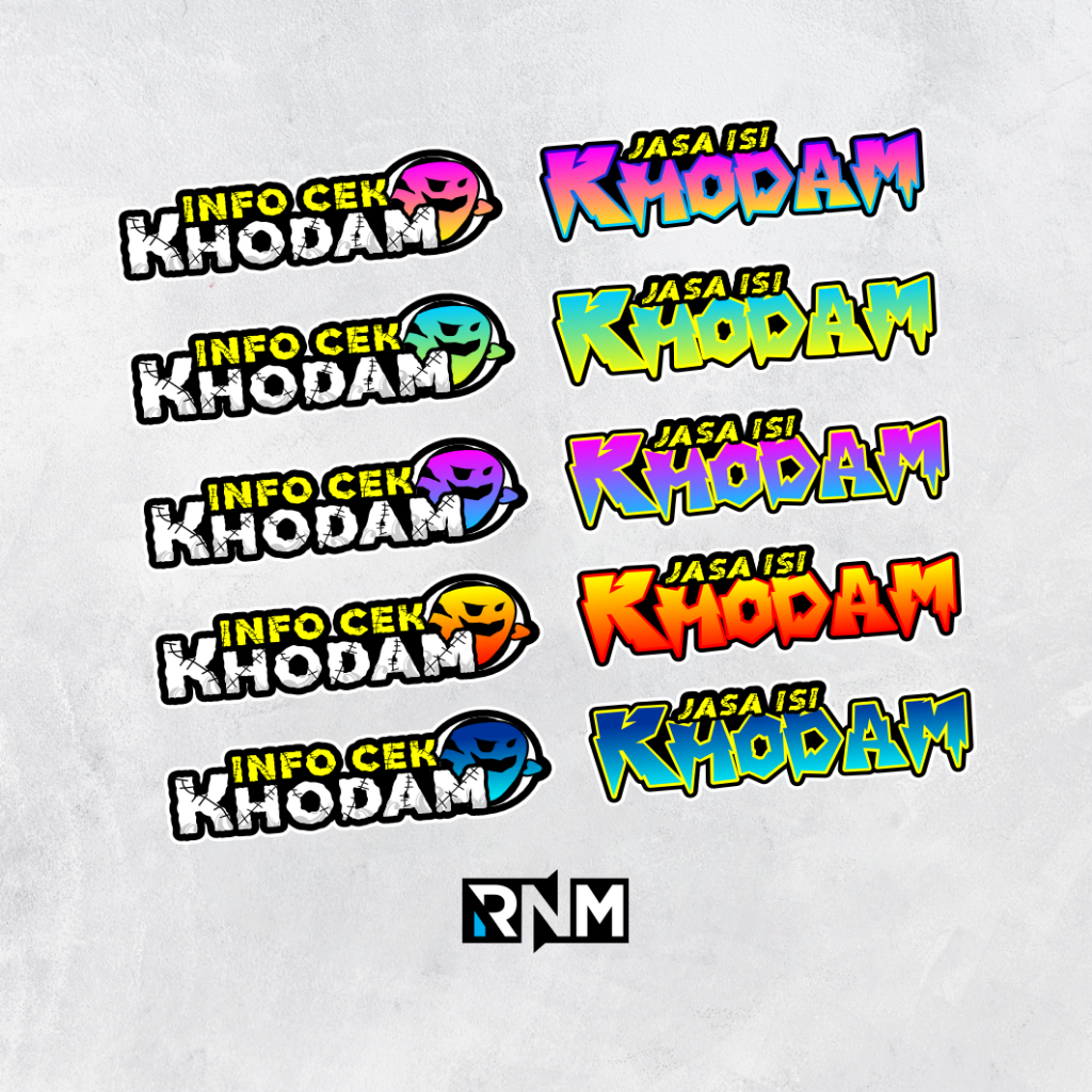 Jual STICKER PACK JASA CEK KHODAM | INFO CEK KHODAM ISI 10 PCS | Shopee ...
