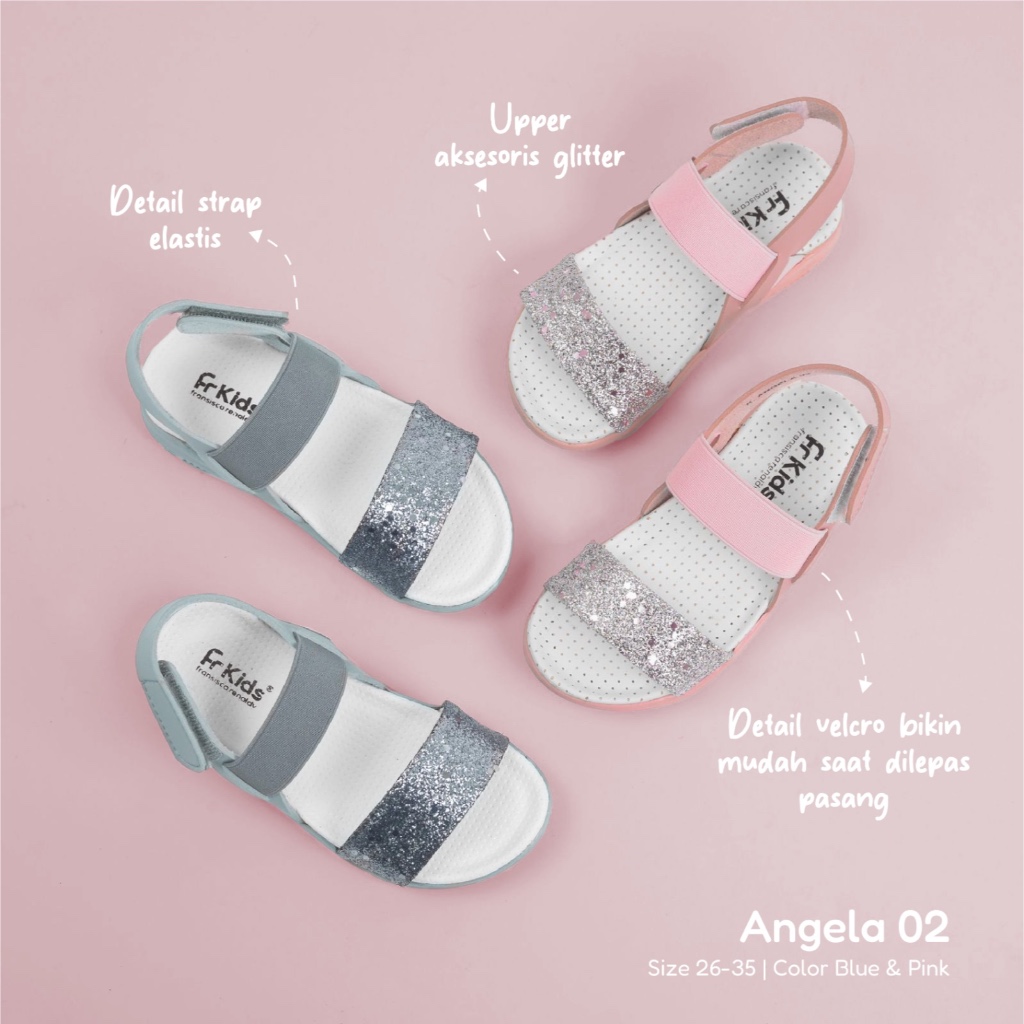 Jual Sepatu Sandal Tali Anak Perempuan Angela 02- Fransisca Renaldy ...