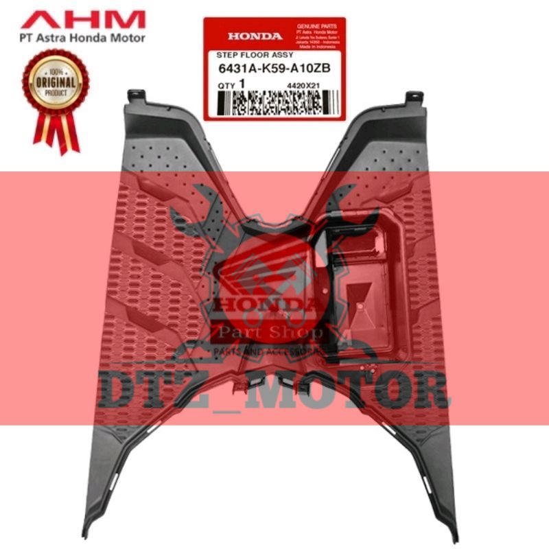 Jual 06431A-K59-A10ZB Step floor Cover Lantai Pijakan Kaki Vario 125 150 LED 2015 2017 Original ...
