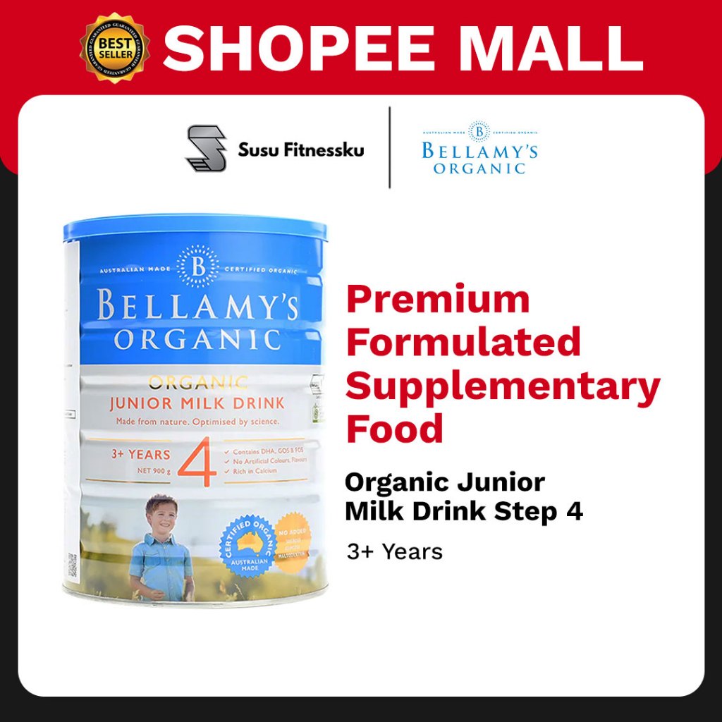 Jual BELLAMYS - Organic Junior Milk Drink Step4 - Susu Formula 3+Years ...