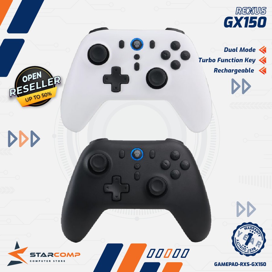 Jual Rexus Asta GX150 Gaming Joystick Gamepad Controller With Hall ...
