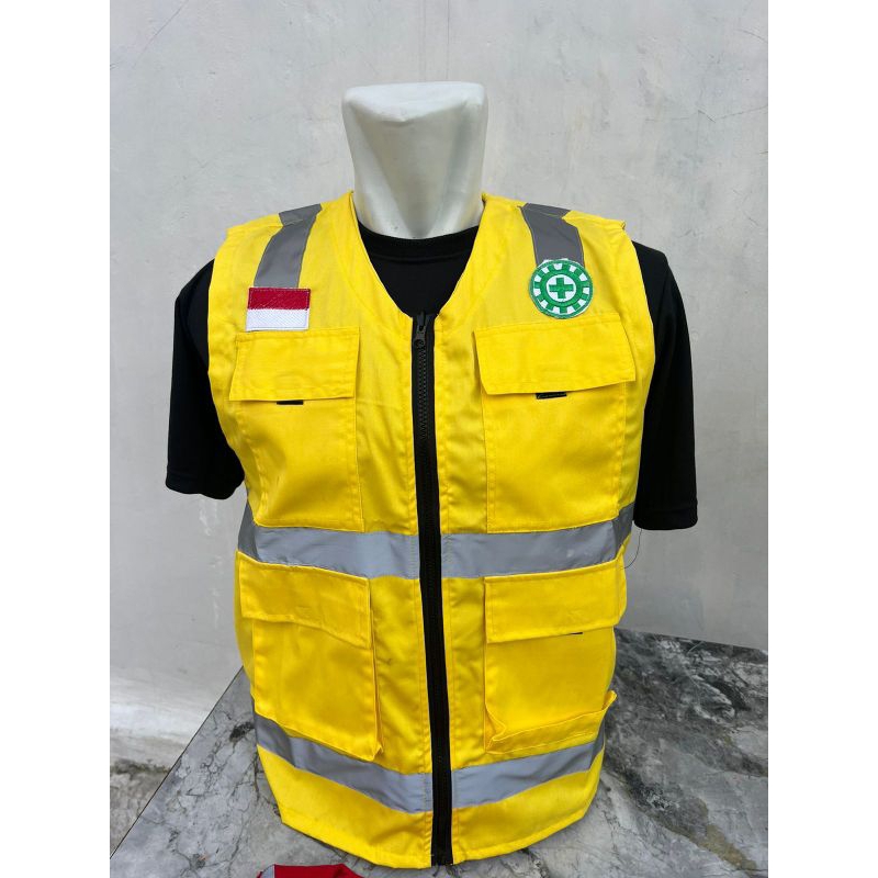 Jual Rompi safety first|rompi lapangan|rompi tambang ready stok 6 warna ...