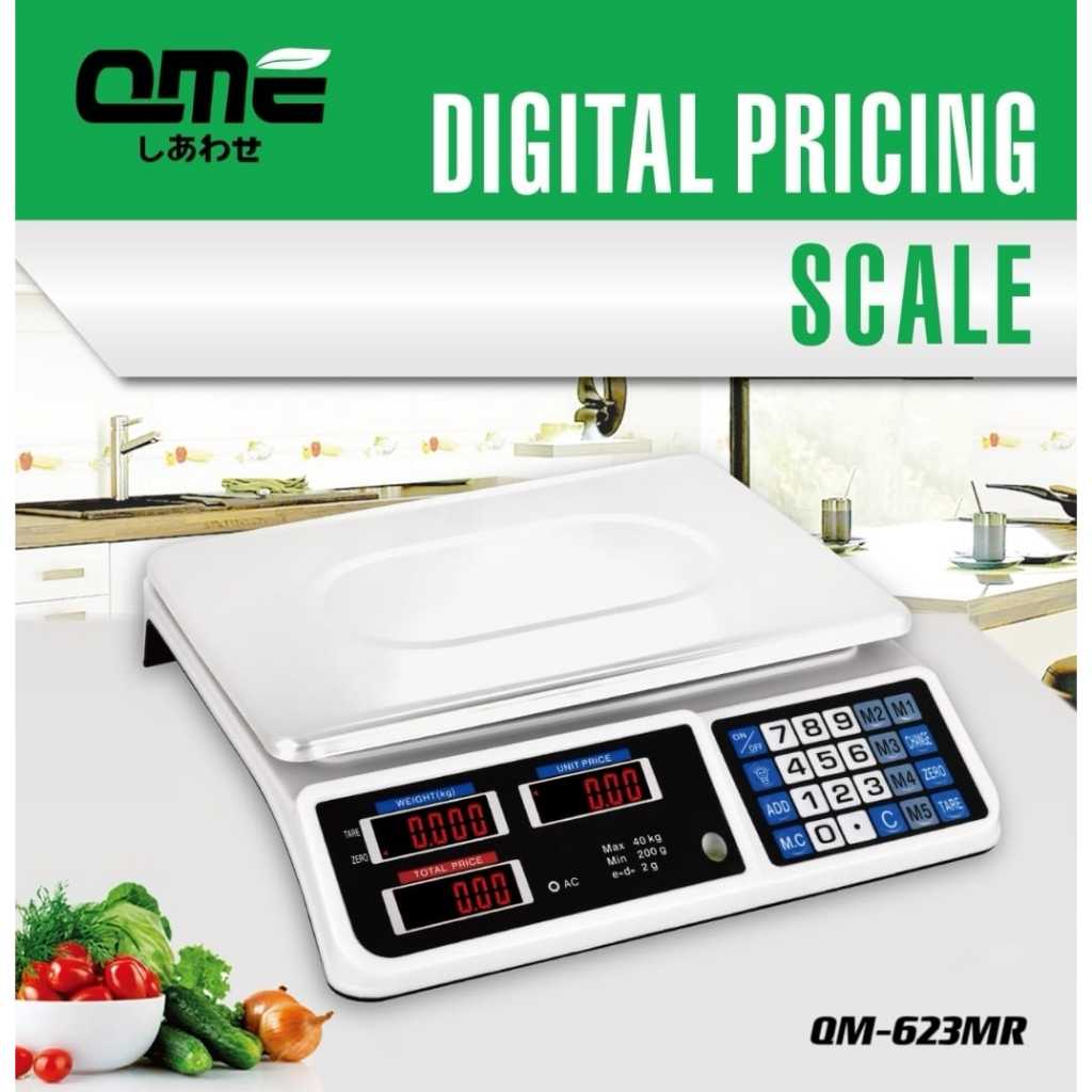 Jual QME Timbangan Buah Digital 40kg Digital Computing Scale 40Kg Double Display | Shopee Indonesia
