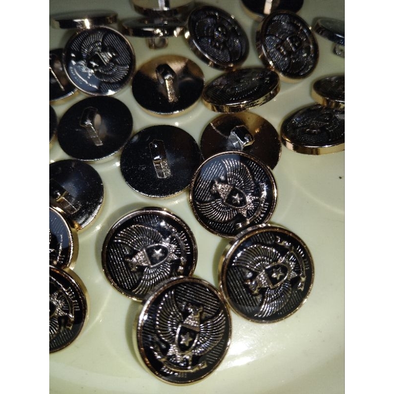 Jual KANCING BAJU DINAS//JAS GAMBAR GARUDA //UKURAN 15 MM // 21 MM ...