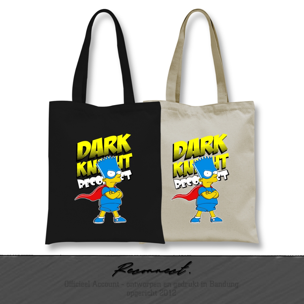 Jual Reconnect Totebag the Simpsons Dark Knight - Gratis Tambah Nama ...