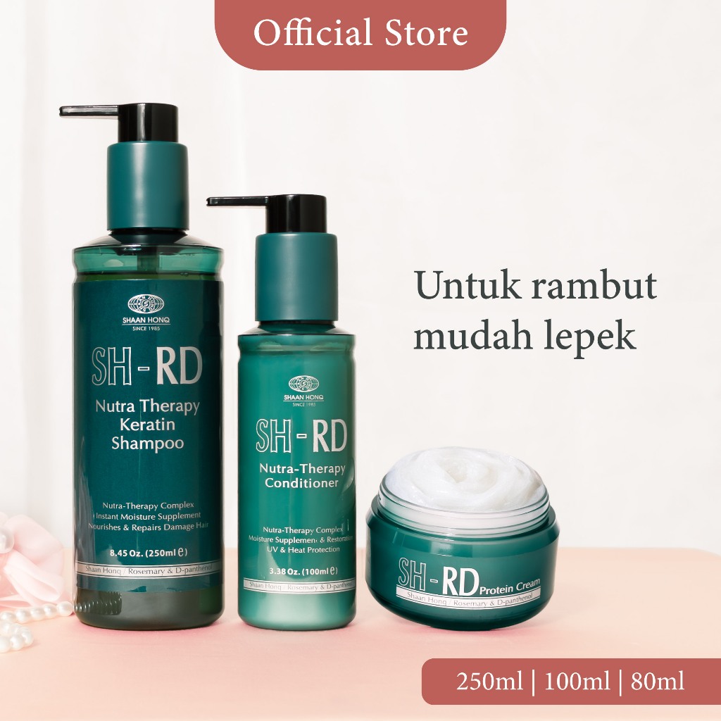 Jual SHRD Keratin Bundle | Perawatan Rambut Lepek, Kasar & Ngembang | Shopee Indonesia