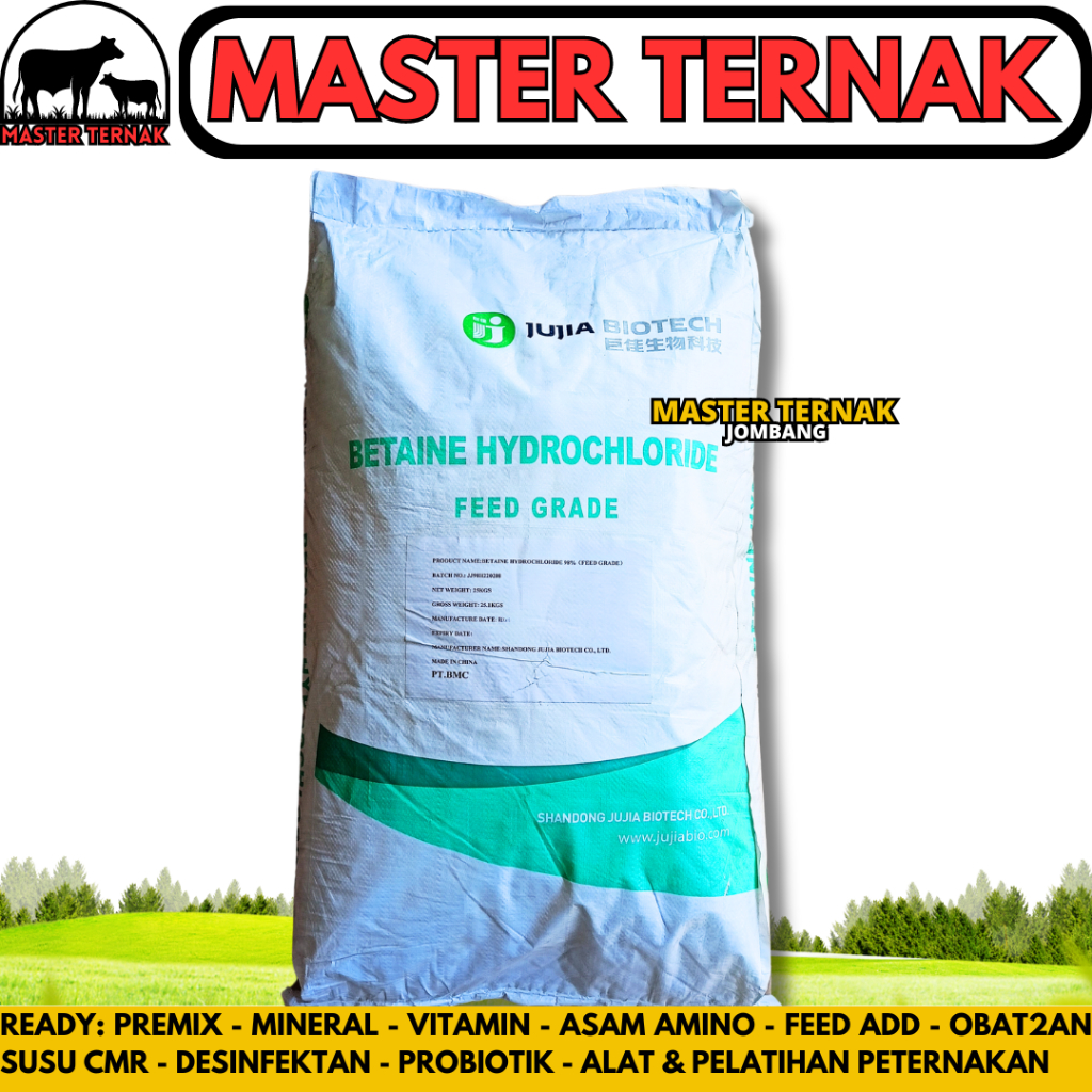 Jual BETAINE HCL PAKAN JUJIA - Betain Ternak - Super Amino Protein ...